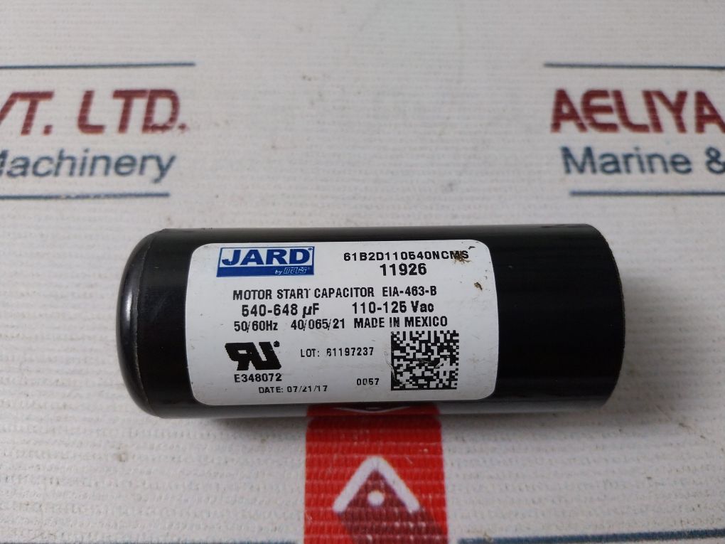 Jard 11926 Motor Start Capacitor – Aeliya Marine Tech