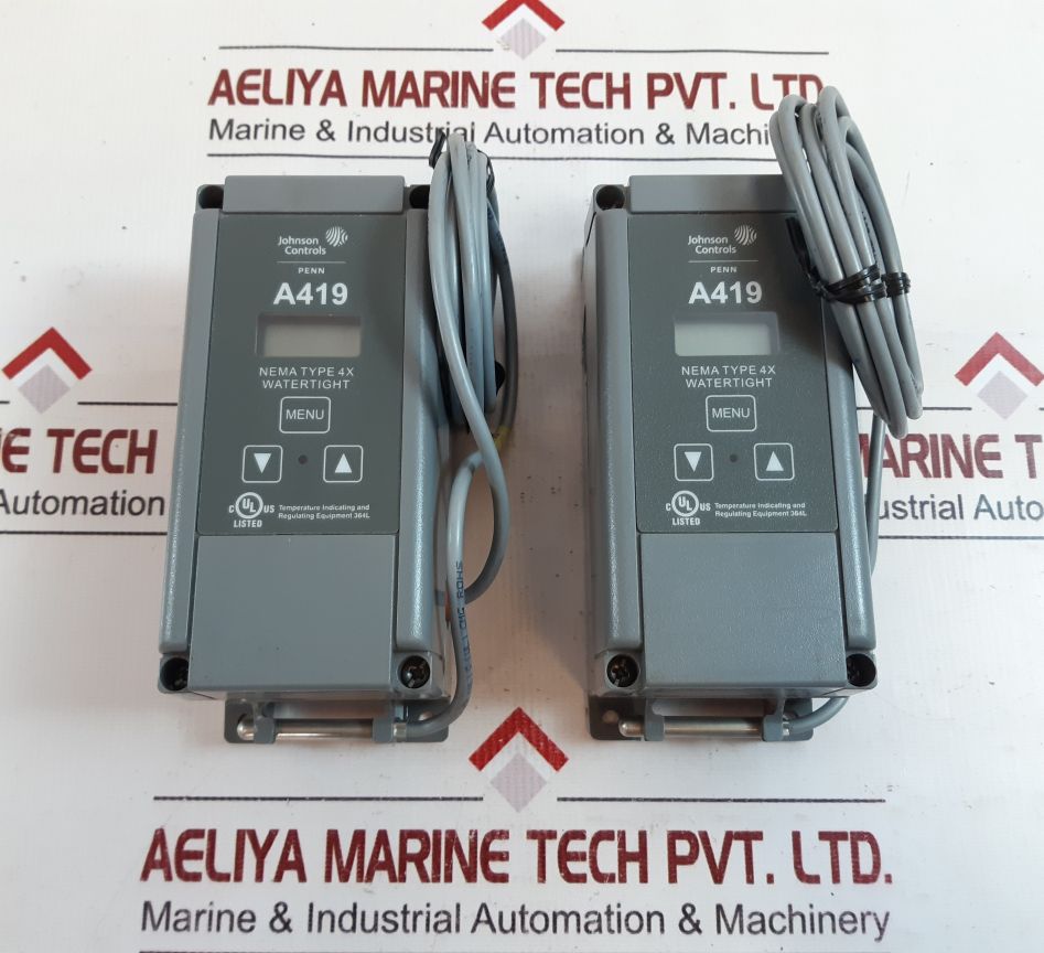 Johnson Controls Penn A419 Temperature Control – Aeliya Marine Tech
