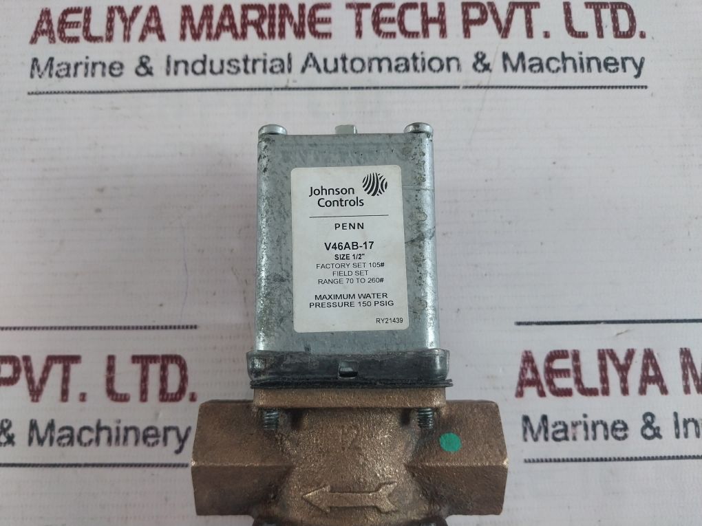 Johnson Controls V46Ab-17 Water Regulator Valve – Aeliya Marine Tech