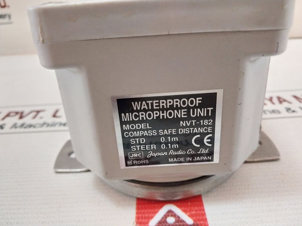 Jrc Nvt-182 Vdr Waterproof Microphone Unit – Aeliya Marine Tech