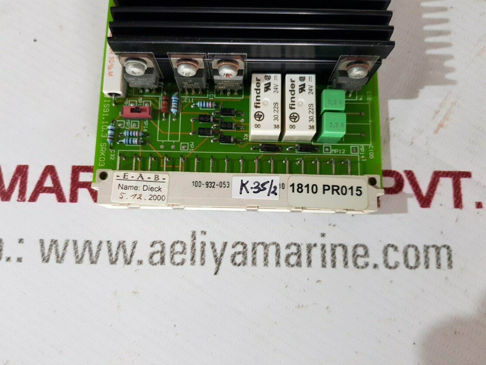 nmf srk 03 1810 pr015 is91.10.3 deck crane pcb interface card – Aeliya ...