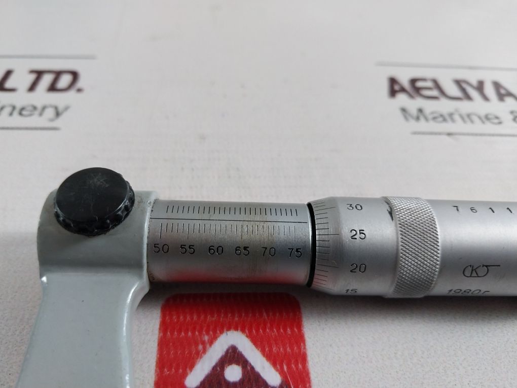Kalibr Ussr 50-75Mm 0,01Mm Outside Micrometer 1980 With Case – Aeliya Marine Tech®