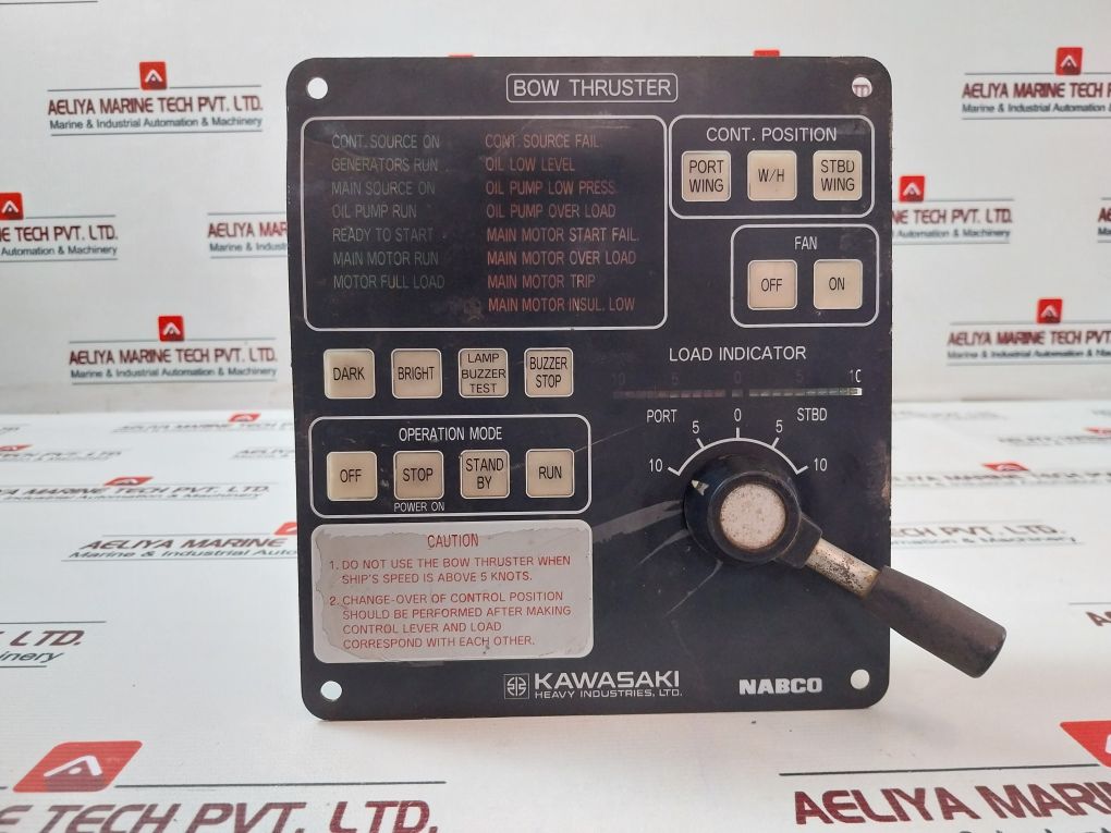 Kawasaki Bow Thruster Load Indicator Control Panel – Aeliya Marine Tech