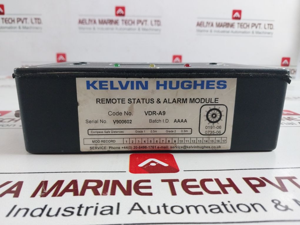 Kelvin Hughes Vdr-a9 Remote Status & Alarm Module – Aeliya Marine Tech®