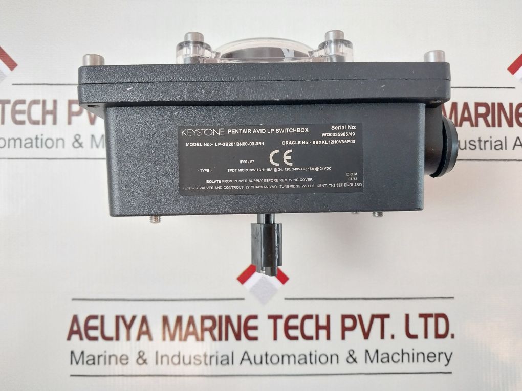 Keystone Lp-0B201Bn00-00-0R1 Limit Switch Box – Aeliya Marine Tech