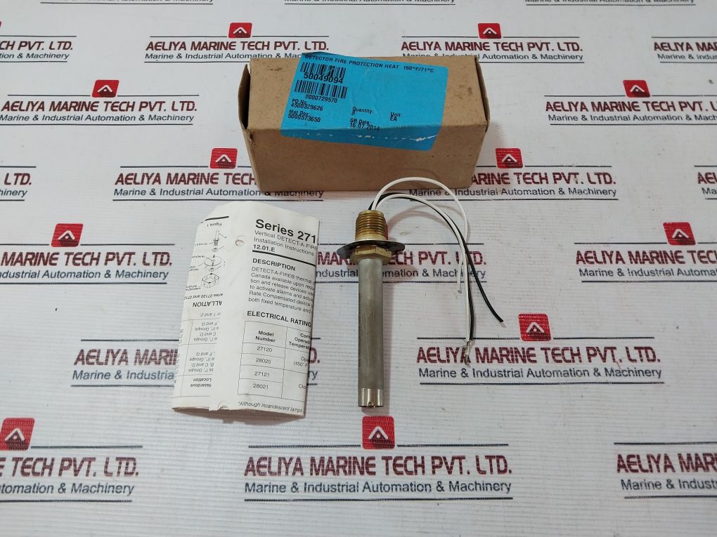 Kidde-fenwal 12-e27121-000-03 Fire Detection Heat Detector 48Vdc ...