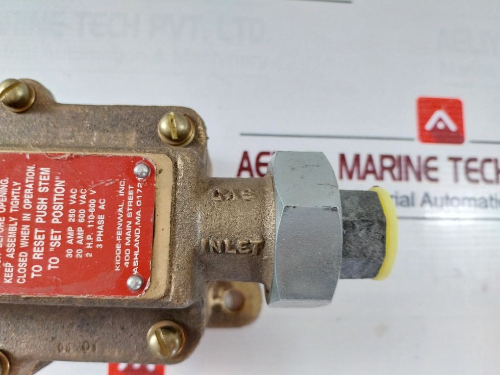 Kidde-fenwal 981332 3 Pole Pressure Operated Explosion Proof Switch ...