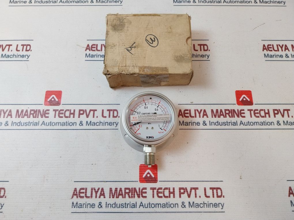 Kins Ksb 5305 Compound Pressure Gauge – Aeliya Marine Tech