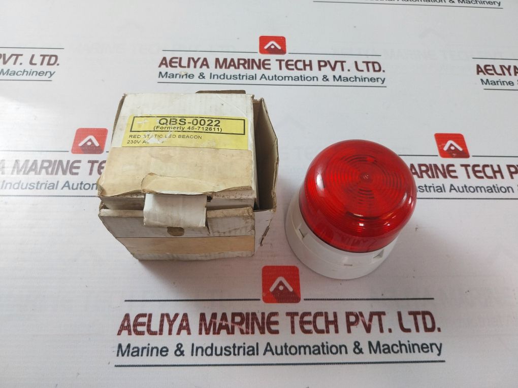 Klaxon Qbs-0022 Red Static Led Beacon Ip65 1501W – Aeliya Marine Tech
