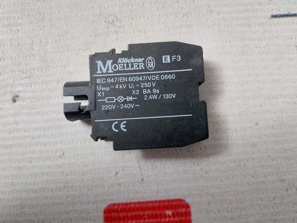 Lot Of 2X Klockner Moeller E F3 Pilot And Control Circuit Device ...
