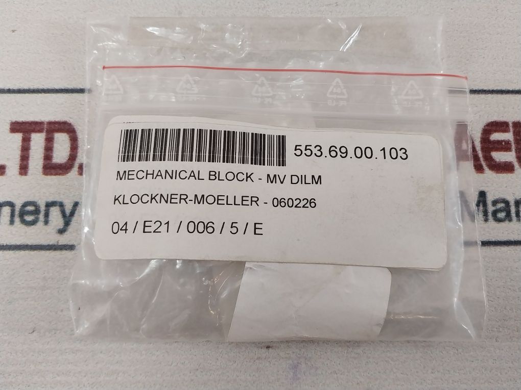 Klockner Moeller Mv Dil M Contactor Interlock – Aeliya Marine Tech®