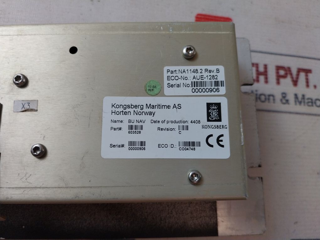 Kongsberg 603528 Alarm Control Panel – Aeliya Marine Tech