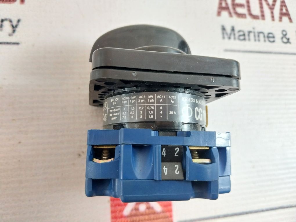 Kraus & Naimer Cg10 Locking Key Switch – Aeliya Marine Tech
