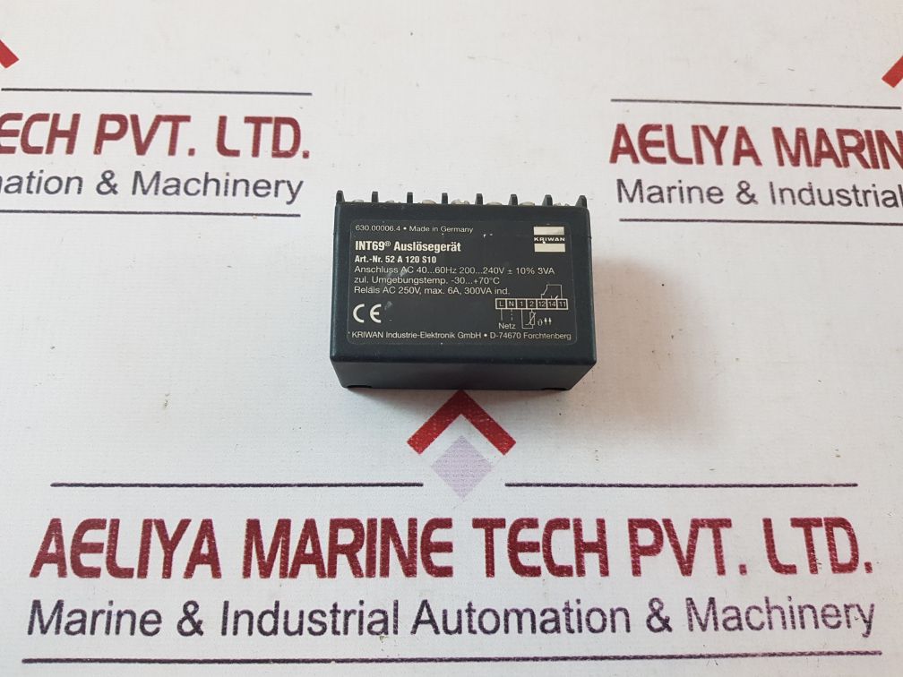Kriwan Int69 Ac Motor Protector 52 A 120 S10 – Aeliya Marine Tech