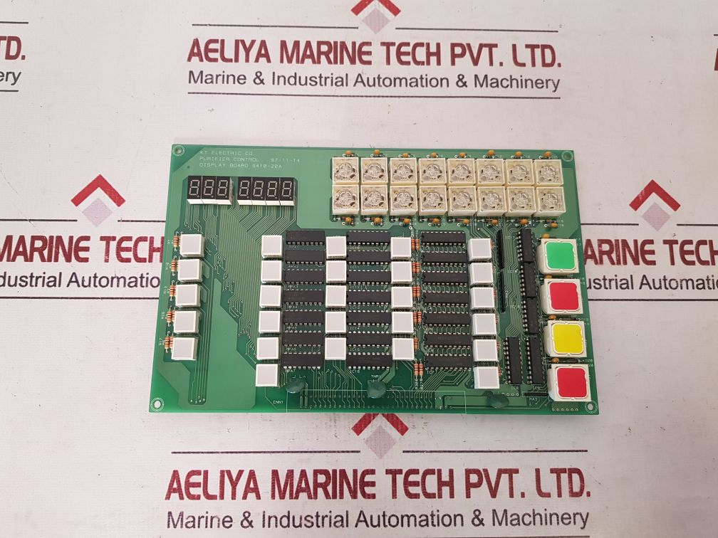 Kt Electric 9410-20A Control Display Board – Aeliya Marine Tech