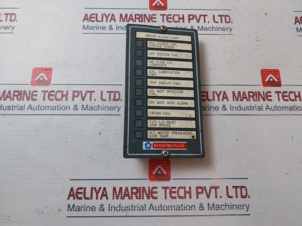 Kt Electric Kt-gsl-10 Group Alarm Lamp Panel – Aeliya Marine Tech