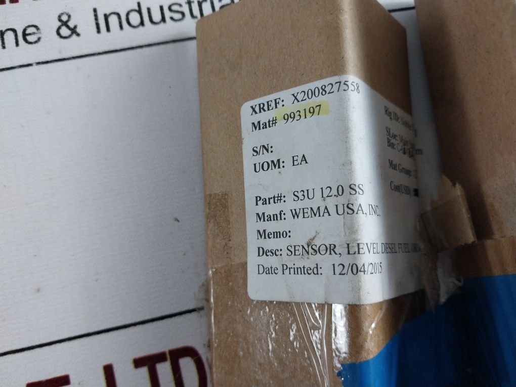 Wema Kus S3U 12 15 W18 Level Diesel Fuel Or Water 12 In Sensor – Aeliya ...