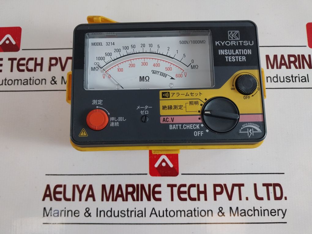 Kyoritsu 3214 Insulation Tester – Aeliya Marine Tech