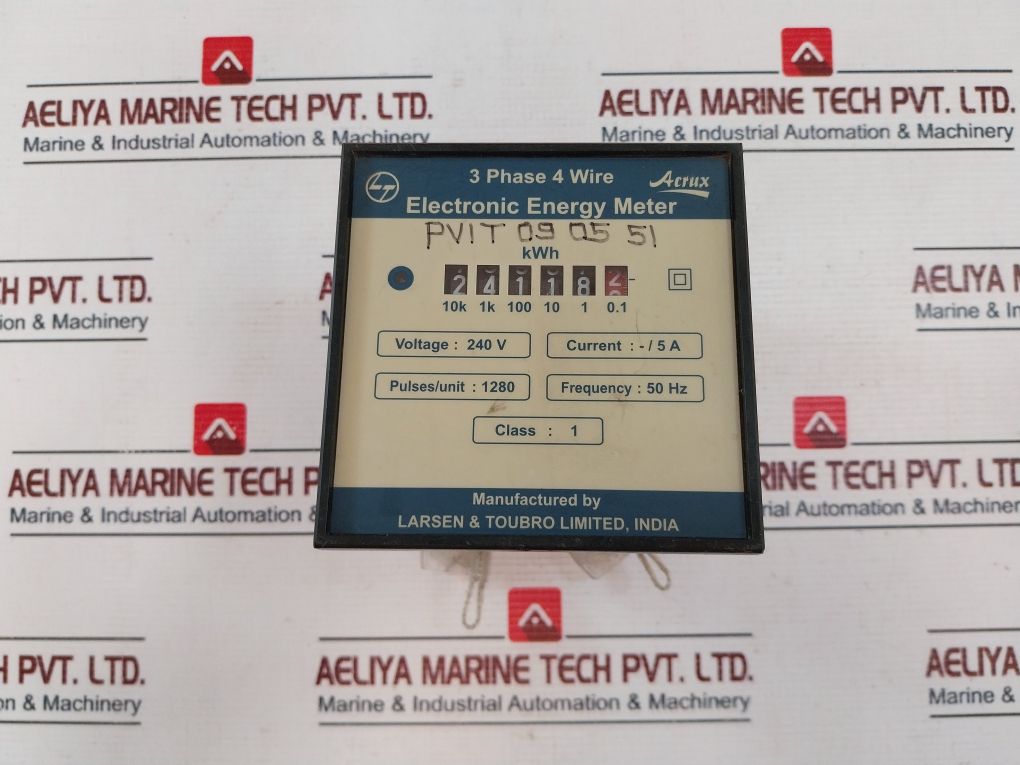 L&T 3 Phase 4 Wire Electronic Energy Meter Class 1 5A 240V – Aeliya ...