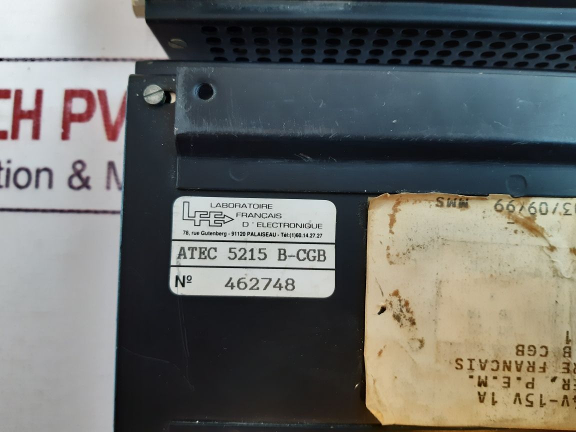 Laboratoire Atec 5215 B-cgb Power Supply – Aeliya Marine Tech