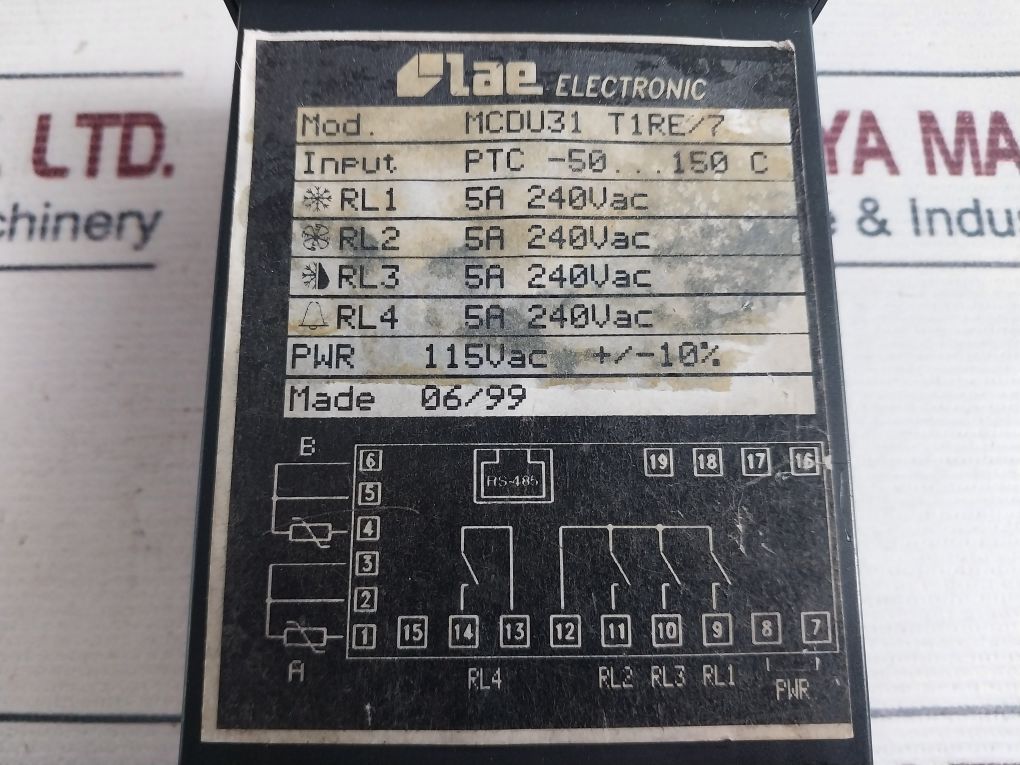 Lae Electronic Mcdu 31 Temperature Controller 115Vac – Aeliya Marine Tech