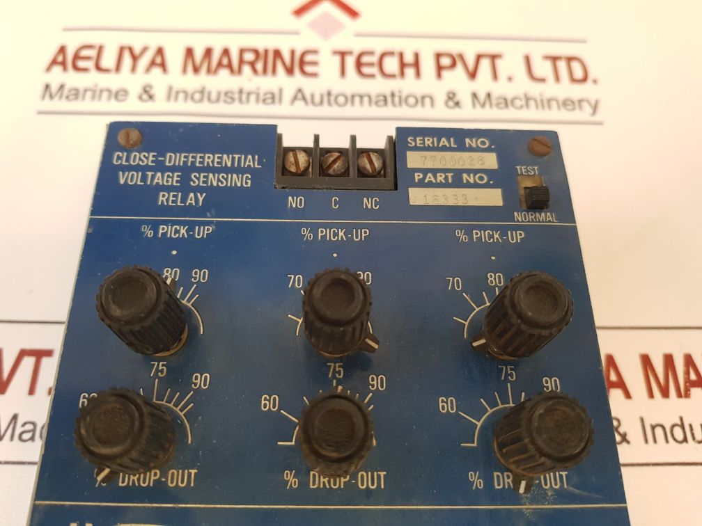 Lake Shore Electric 16333 Close-differential Voltage Sensing Relay ...