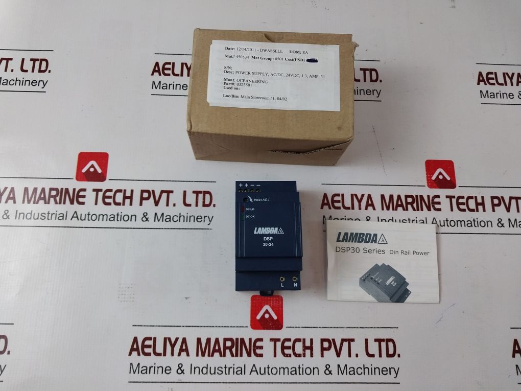 Lambda Dsp 30-24 Din Rail Power Supply – Aeliya Marine Tech