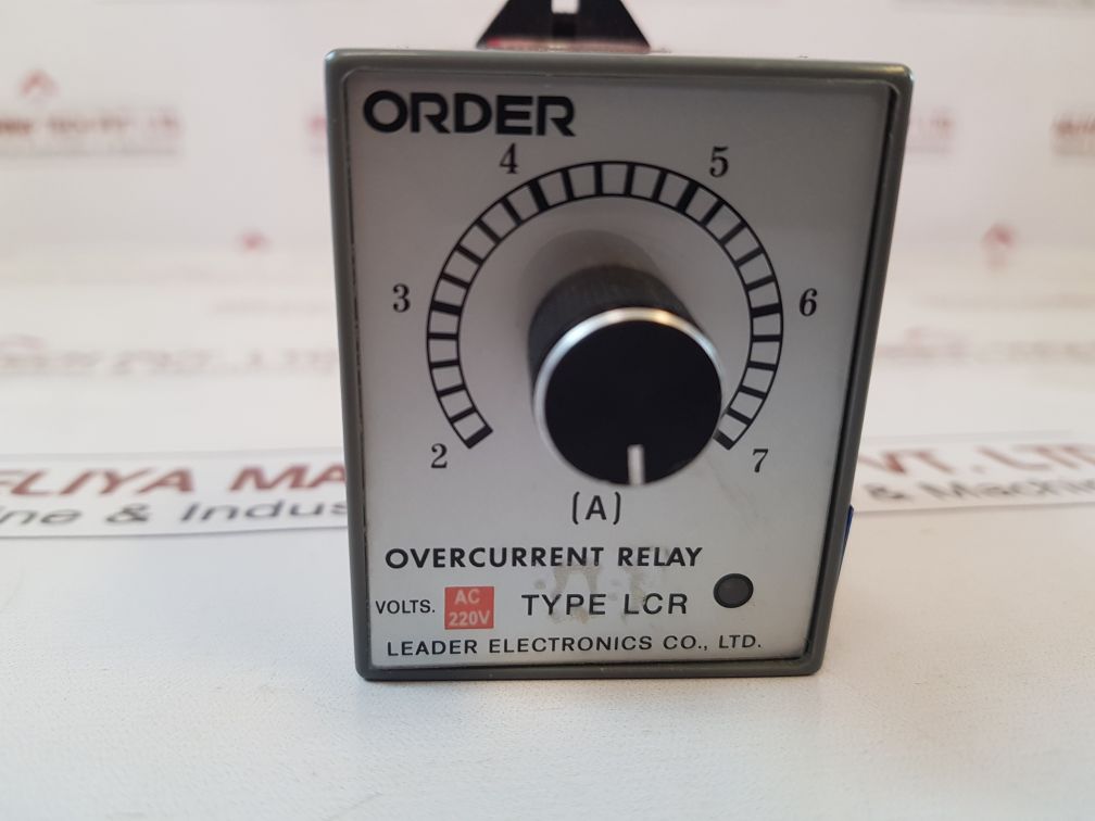 Leader Electronics Lcr Overcurrent Relay – Aeliya Marine Tech