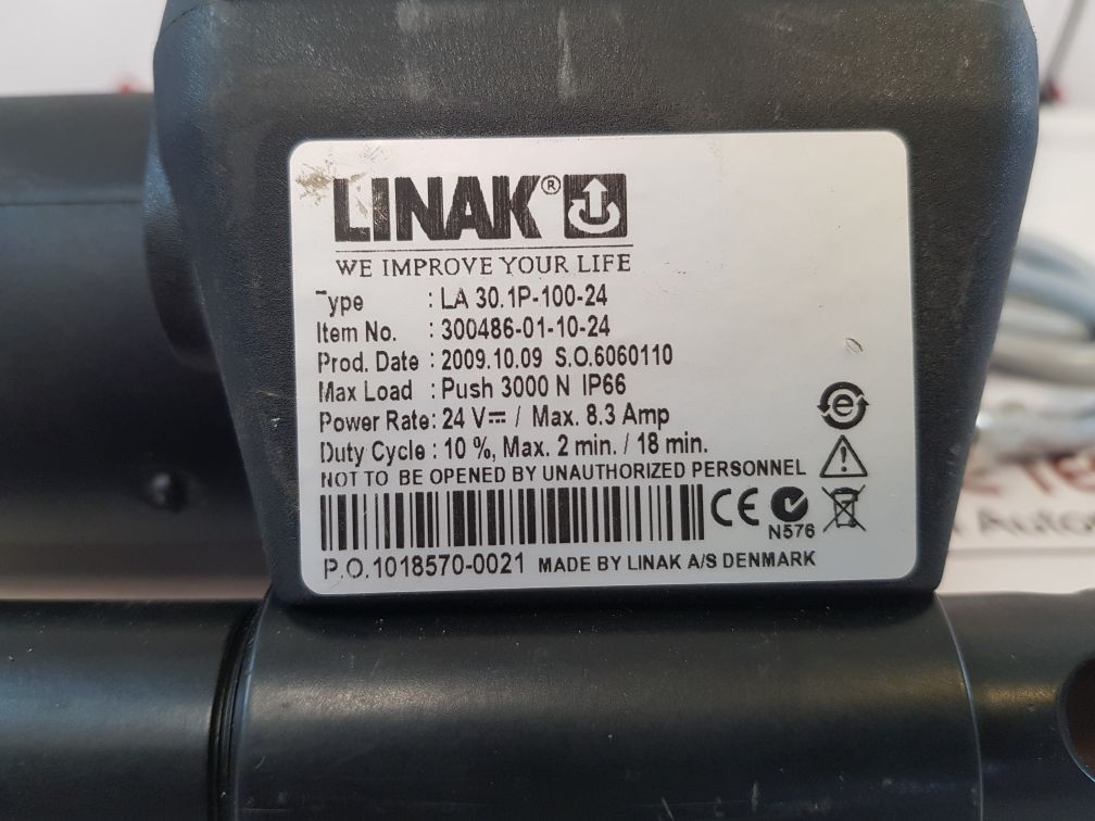 Linak La 30.1P-100-24 Linear Actuator – Aeliya Marine Tech
