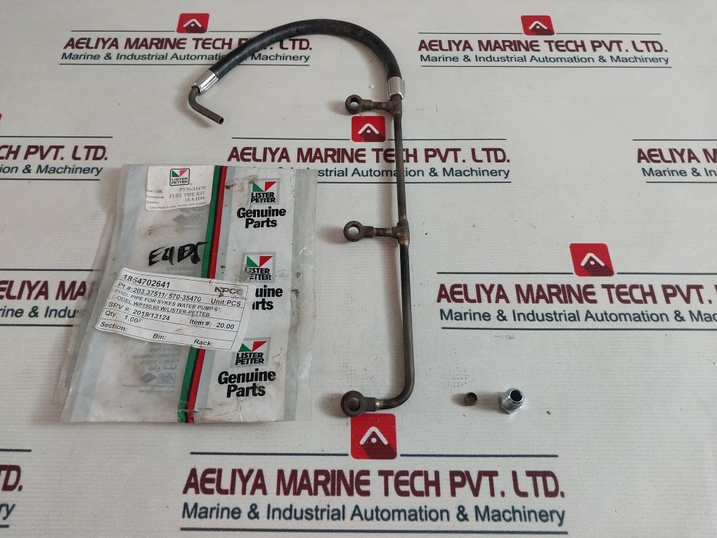 Lister Petter P570-35470 Fuel Pipe Kit – Aeliya Marine Tech®