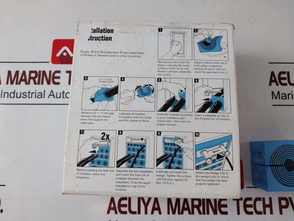 Lot Of 18X Roxtec Cm 40/10-32 Cable Entry Module – Aeliya Marine Tech