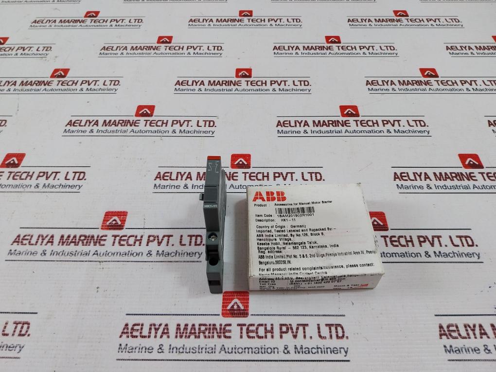 Lot Of 4X Abb Hk1-11 Auxiliary Contact Block 1Sam201902R1001 – Aeliya Marine Tech®