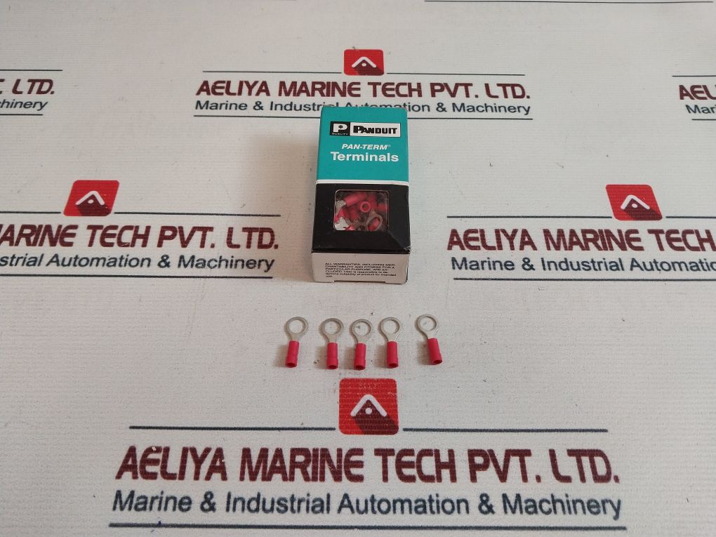 Lot Of 50X Panduit Pv18-56R-c Pressure Terminal Connector Ring Terminal ...