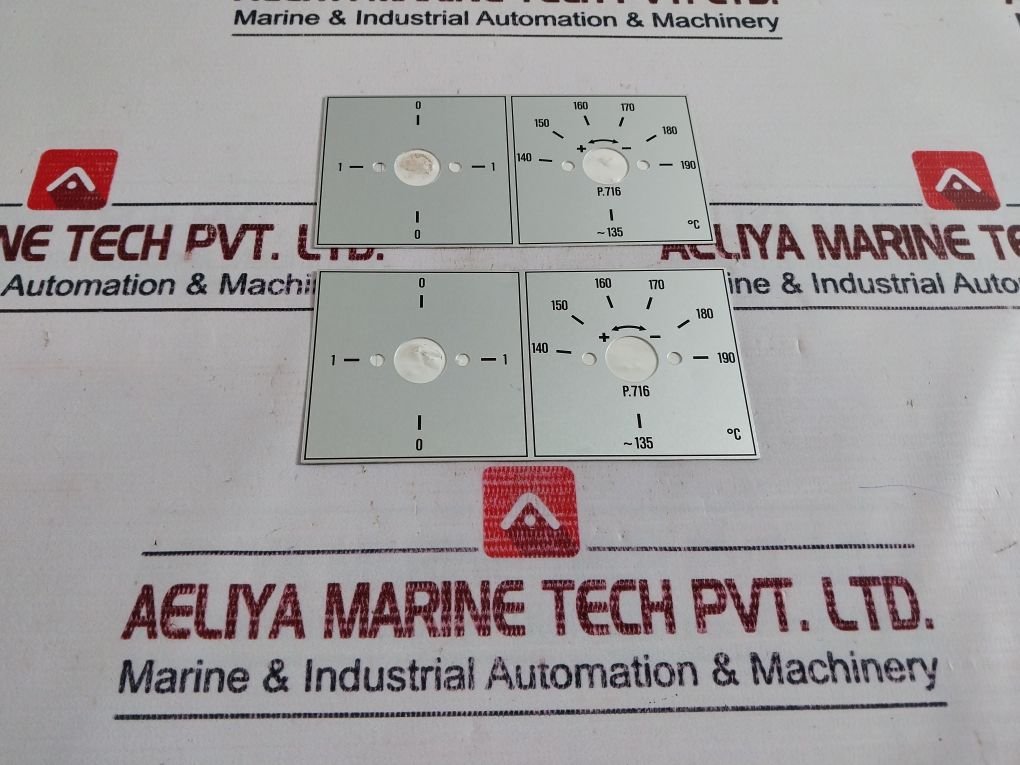 Lot Of 7X 610253 Indicator Plates – Aeliya Marine Tech