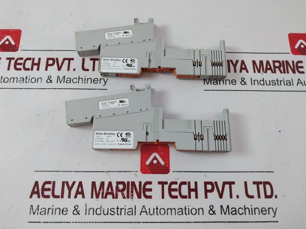 Lot Of 11X Allen-bradley 1734-mb Base With Terminal Block 1734-rtb3S ...