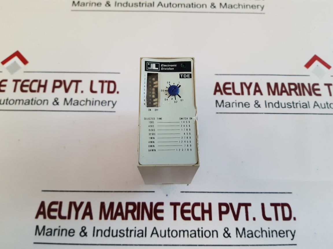 Lovato Tde Time Relay With Adjustable Delay On Release – Aeliya Marine Tech