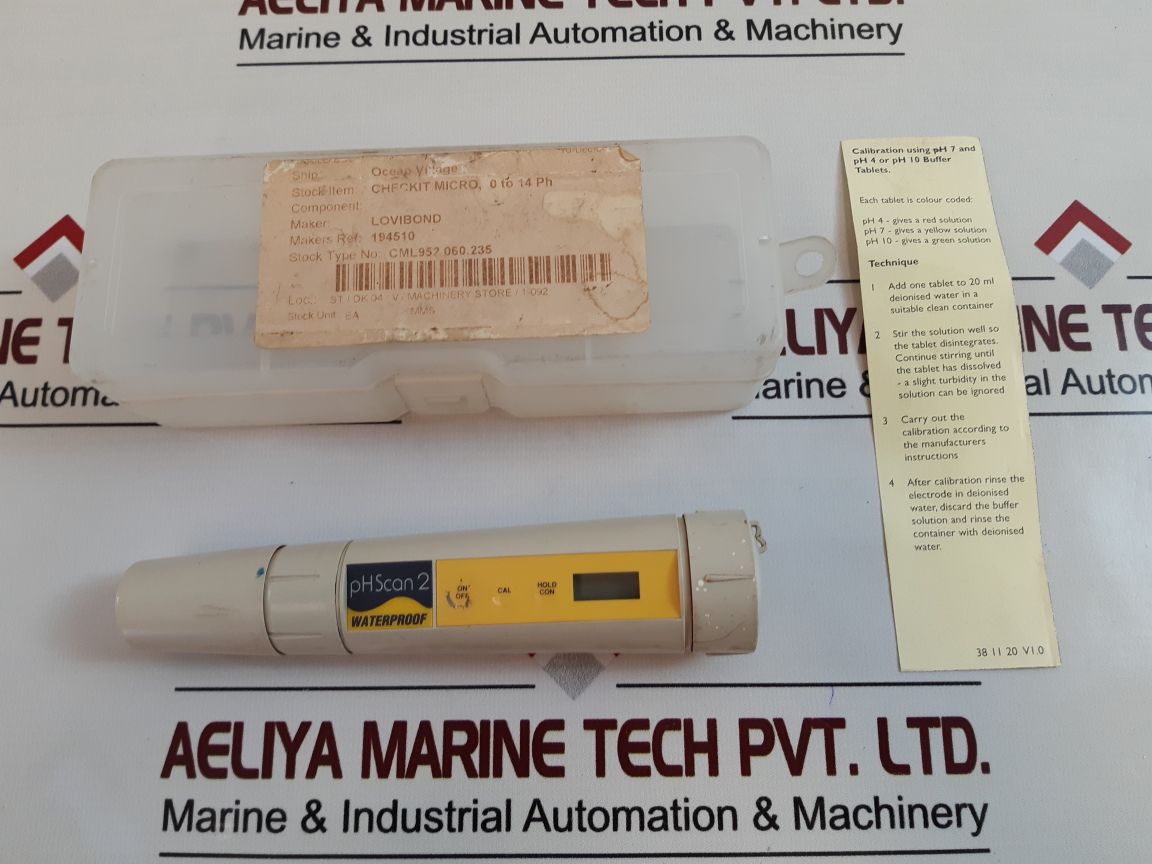 Lovibond Phscan 2 Waterproof Ph Tester – Aeliya Marine Tech®