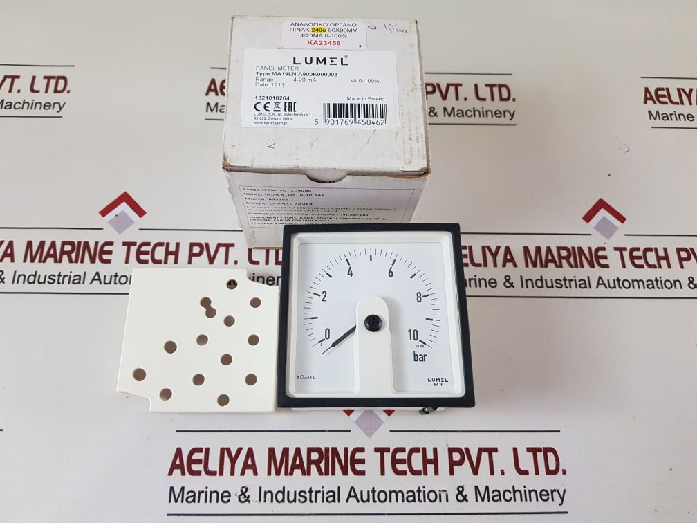 Lumel Ma 19 Panel Meter 0 To 10 Bar – Aeliya Marine Tech