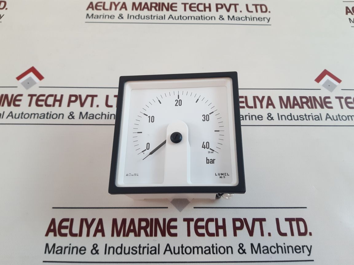 Lumel Ma 19 Panel Meter 0 To 40 Bar – Aeliya Marine Tech®