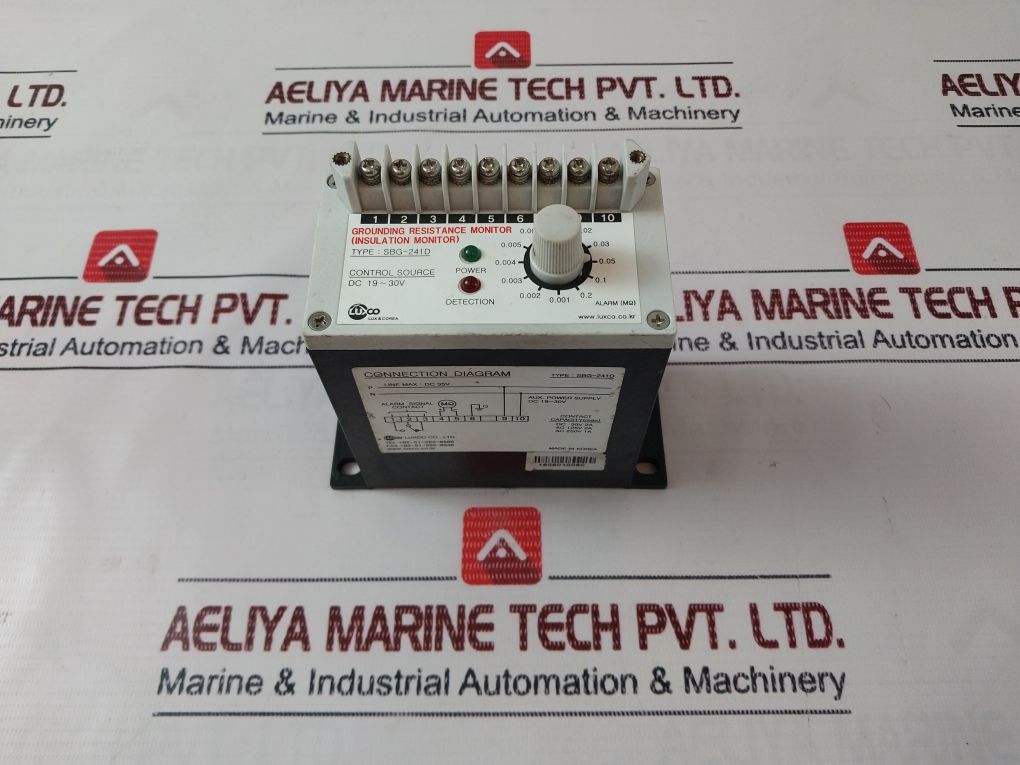 Luxco Sbg-241D Control Source Dc Insulation Monitor – Aeliya Marine Tech