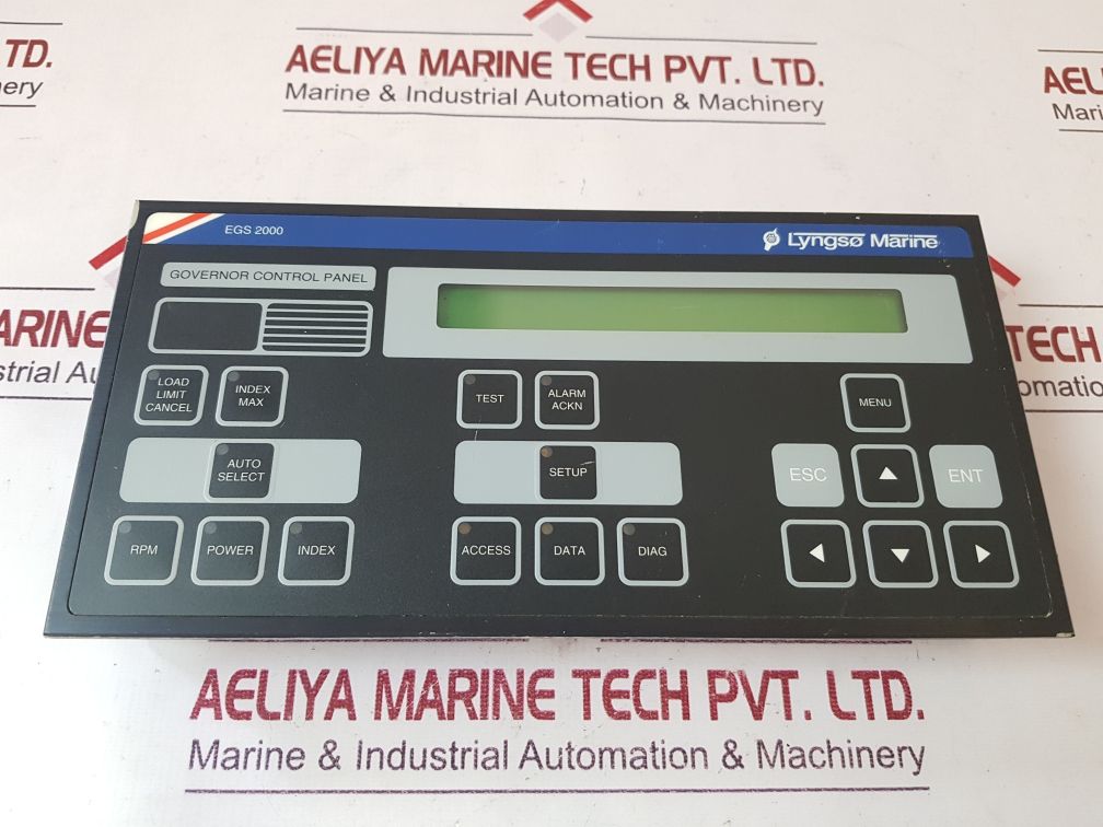 Lyngso Marine Egs 2000 Governor Control Panel 960170010 – Aeliya Marine ...