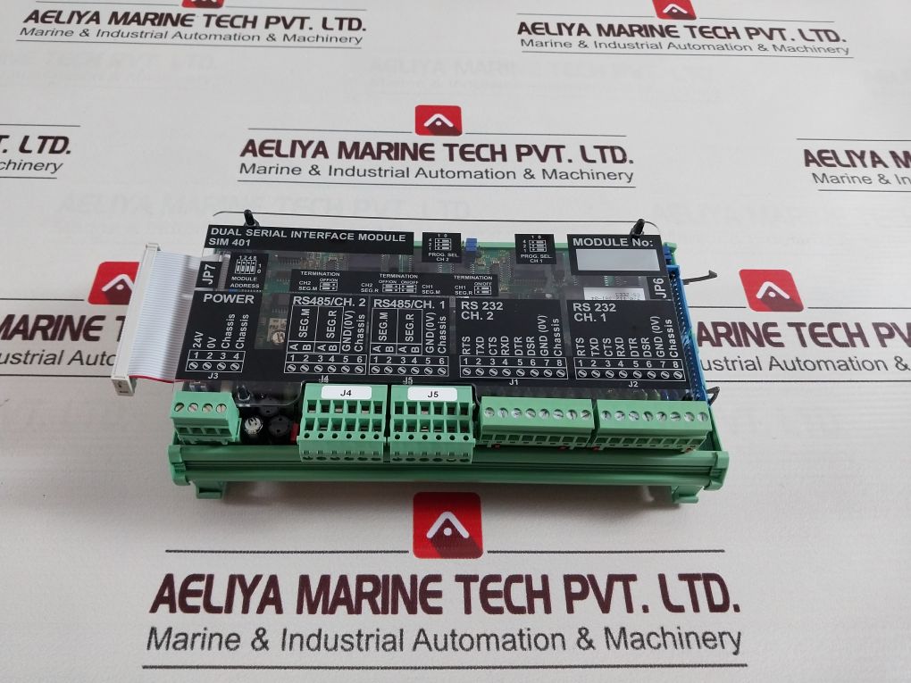 Lyngso Marine Sim 401 Dual Serial Interface Module 962.002.300/04-b ...