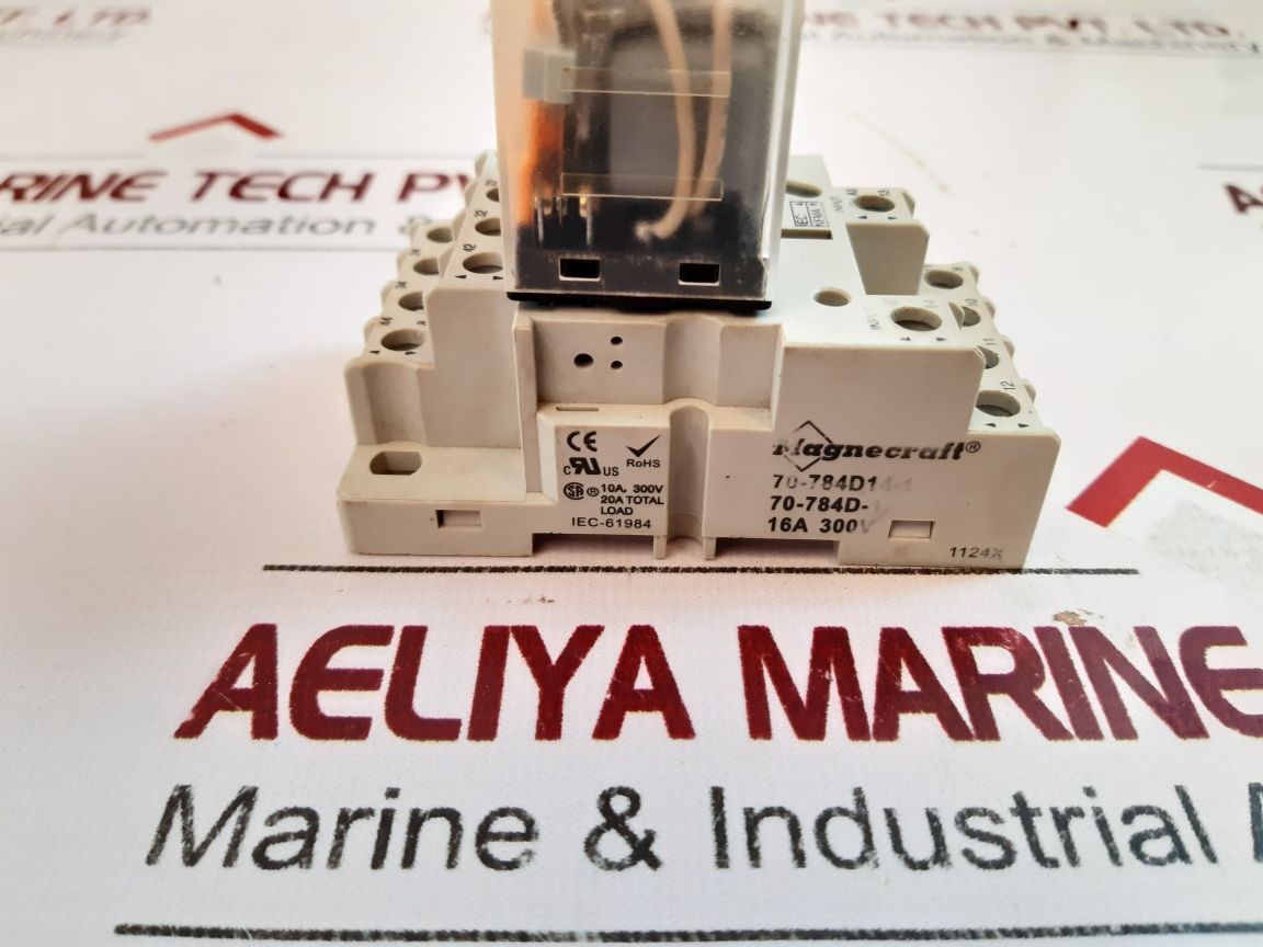 Magnecraft 784Xdxc Relay With 70-784D14-1 Socket – Aeliya Marine Tech®