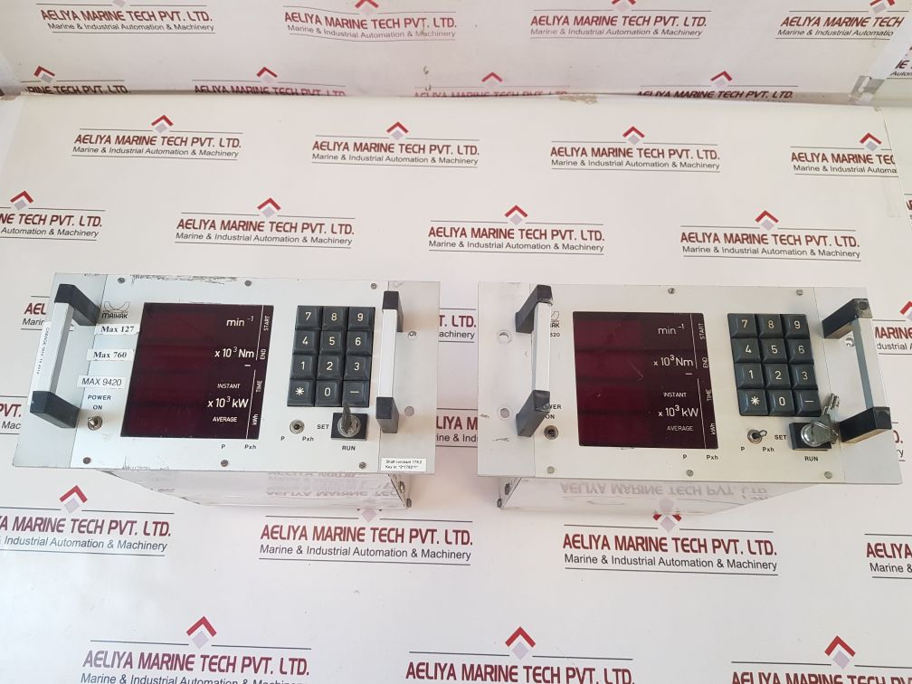 Maihak Mds820 Torsionmeter Ship`S Propeller Shaft Speed Power Measure ...