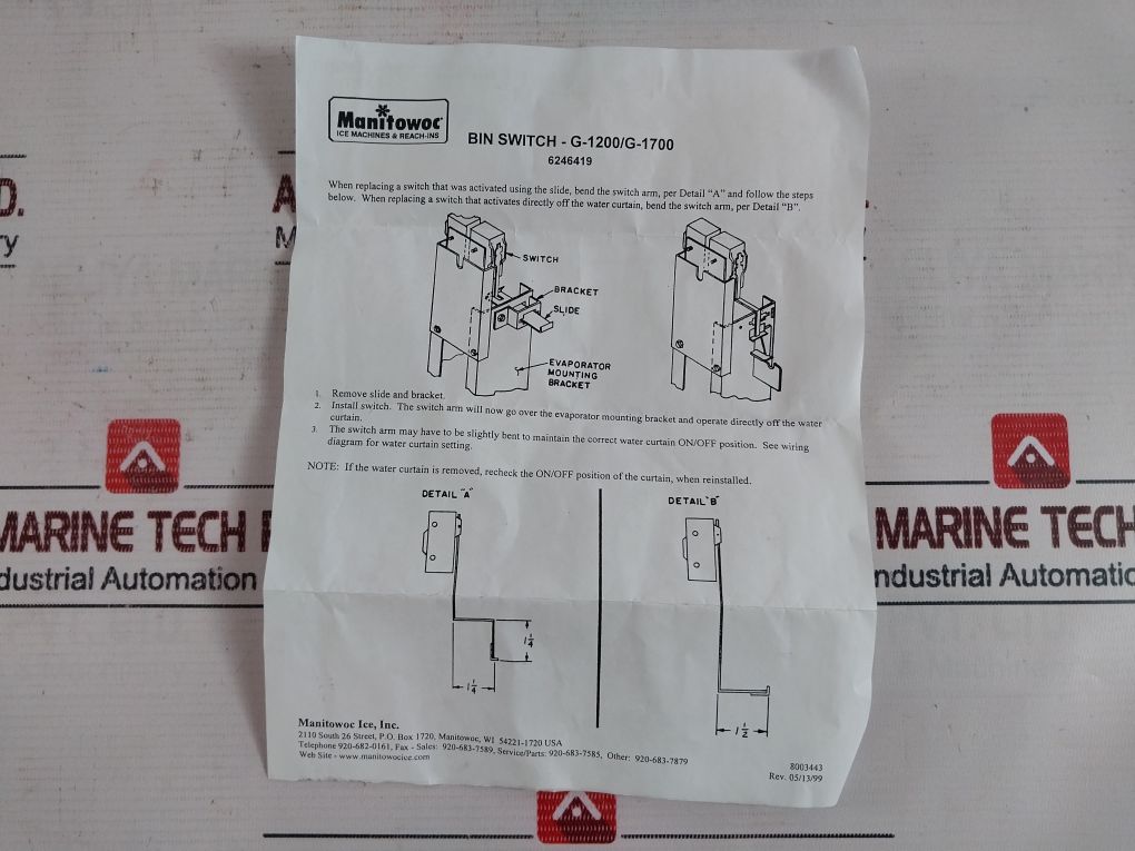 Manitowoc Ice 000015292 Ice Thickness Probe Assembly, IB | Parts Town