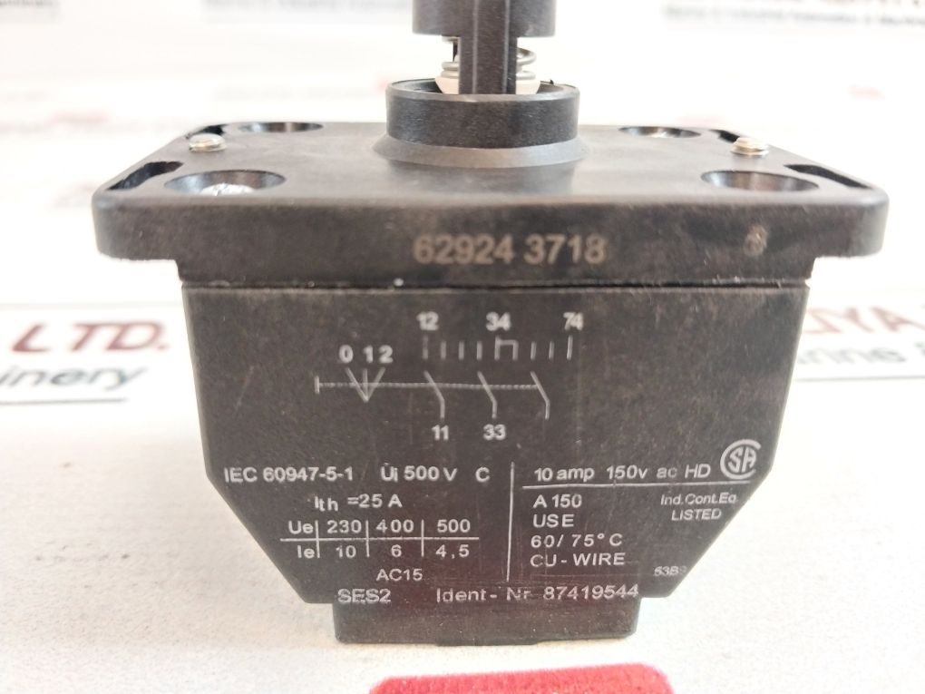 Mannesmann Demag Ses2 Contact Block – Aeliya Marine Tech