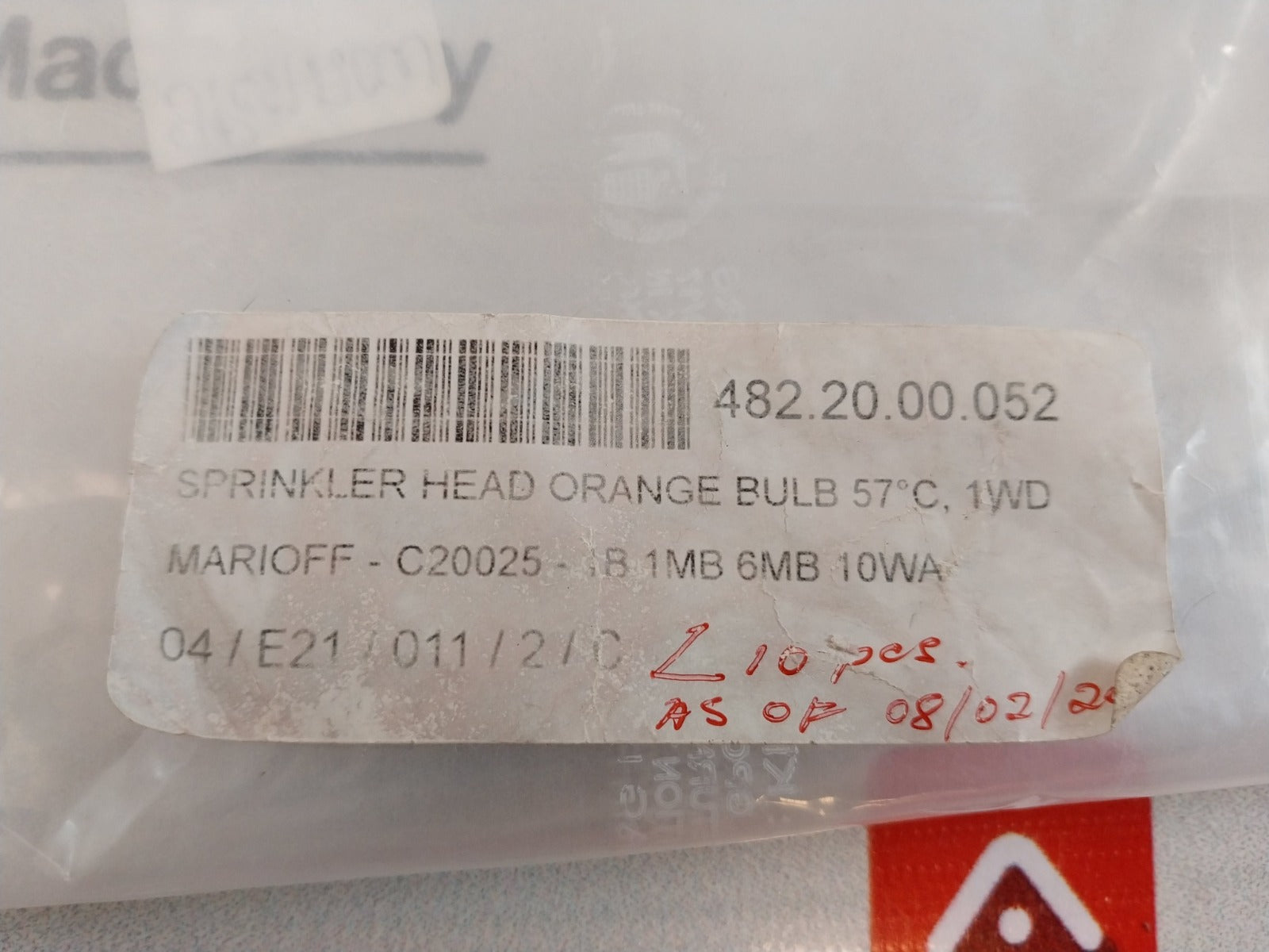 Marioff 401928 Water Mist Fire Protection Sprinkler Head – Aeliya ...