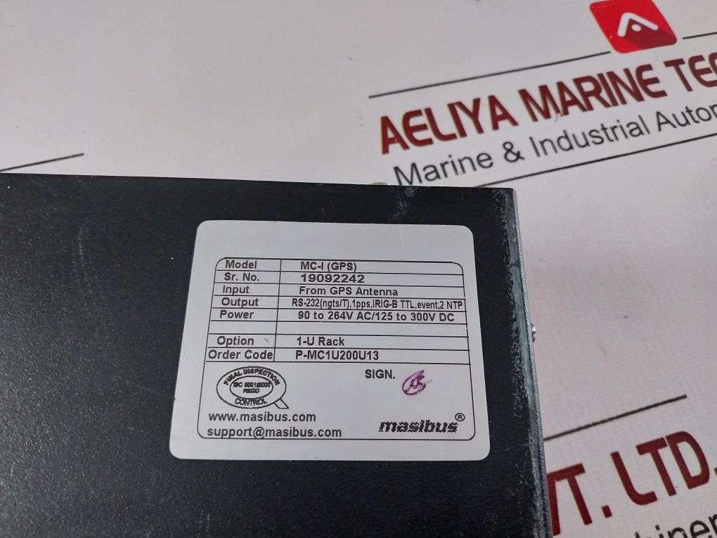 Masibus Mc-1 Gps Master Clock Mc-i (Gps) – Aeliya Marine Tech