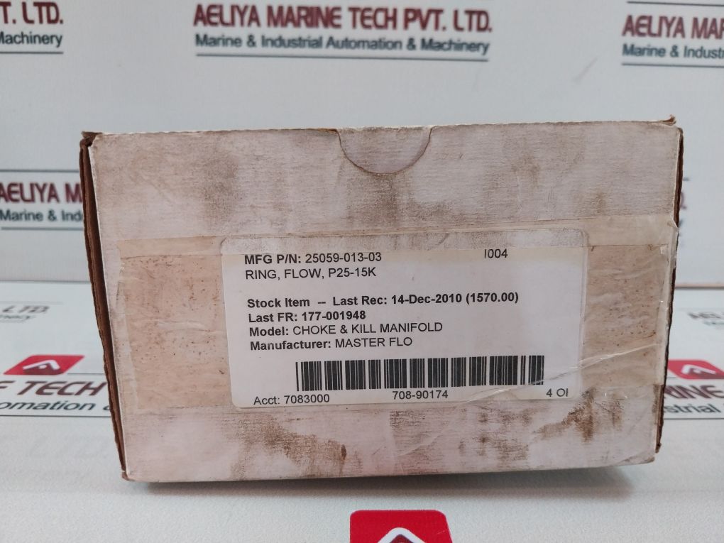 Master Flo 25059-013-03 Ring Flow Choke Valve – Aeliya Marine Tech®