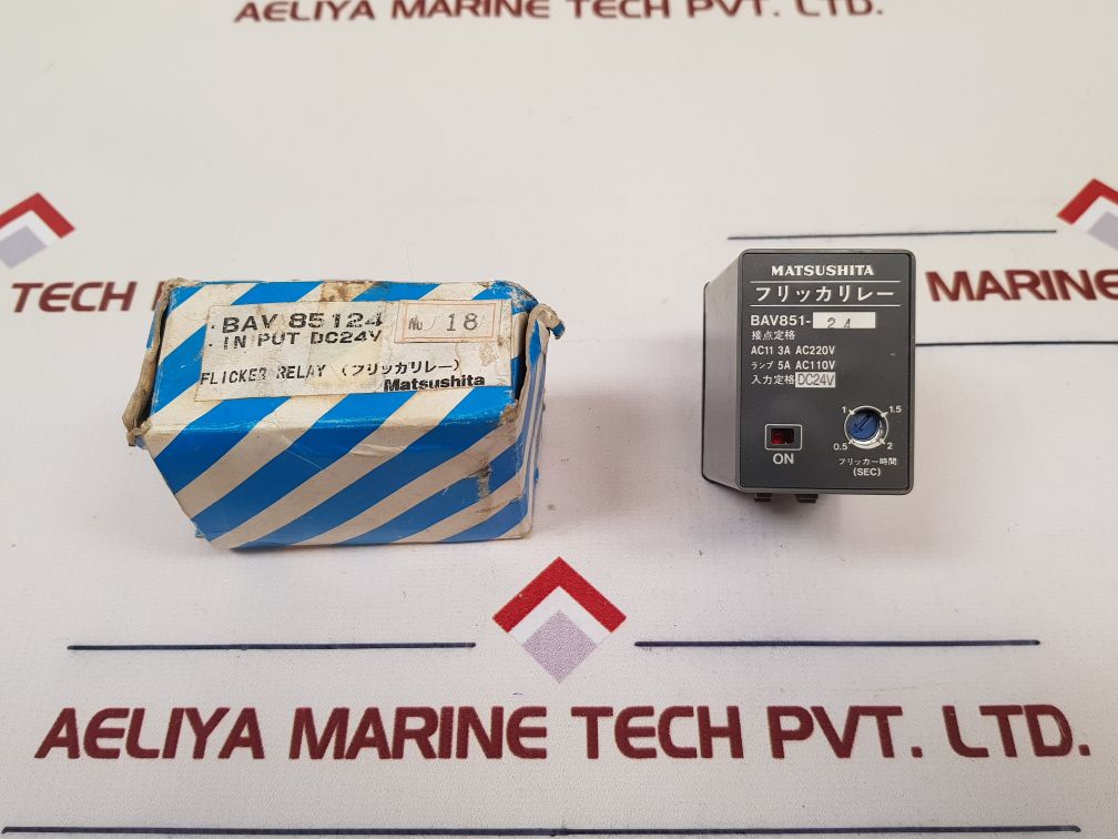Matsushita Electric Bav851-24 Flicker Relay – Aeliya Marine Tech